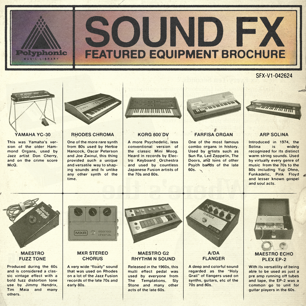 SFX-1 – Polyphonic Music Library